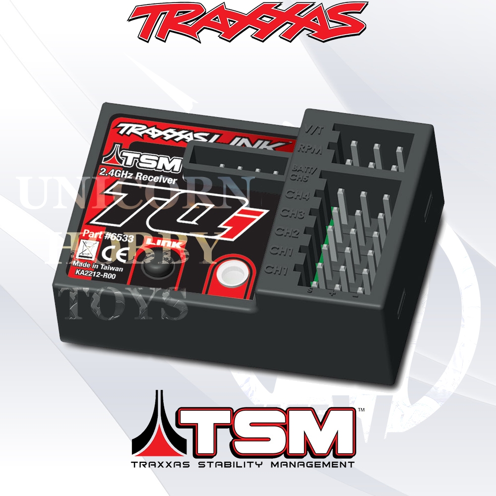TraXXas 6533 TQi 2.4Ghz 5 Channel Micro Receiver with Telemetry & TSM ...