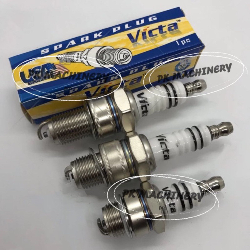 VICTA spark plug enjine mesin rumput brush cutter hand blower chainsaw ...