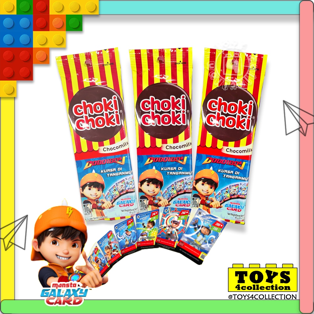 Choki Choki Chocolate Free Kad Boboiboy Monsta Galaxy Card Trading Card ...