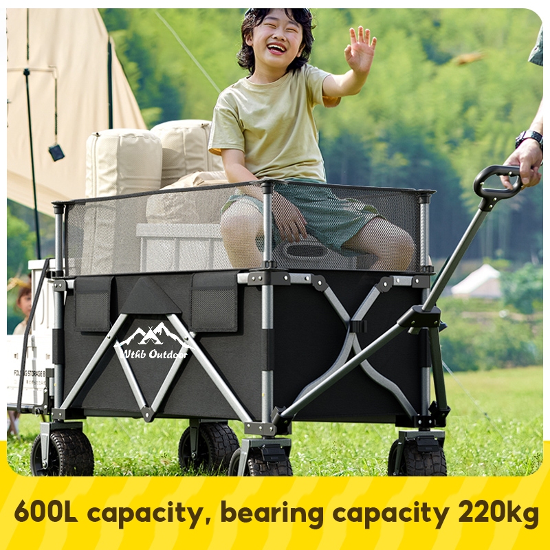 Outdoor Trolley Wagon Troli Barang Foldable Wagon Foldable Cart camping ...