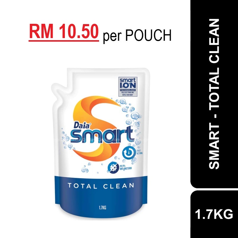 DAIA SMART LIQUID DETERGENT 1.7KG - TOTAL CLEAN | Shopee Malaysia