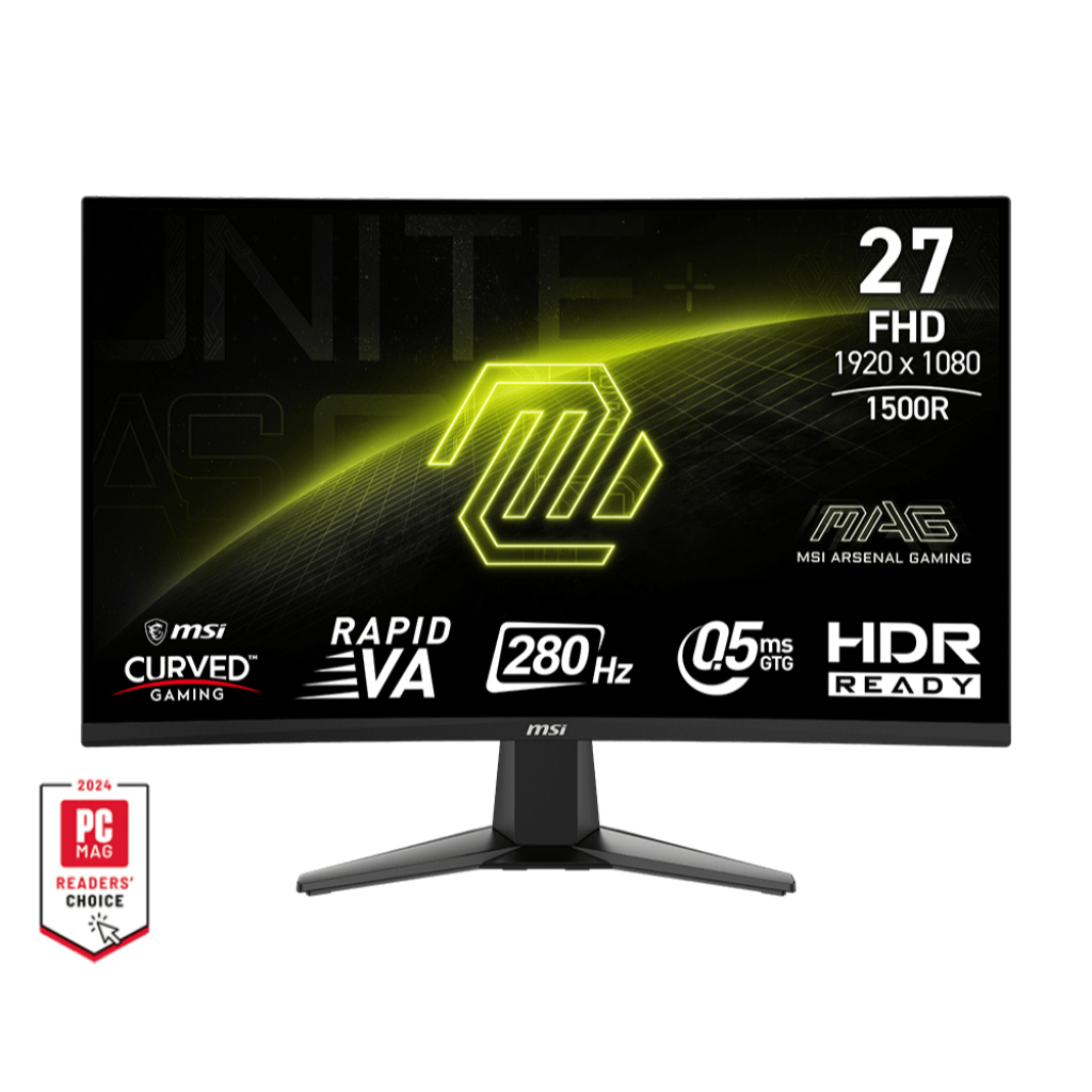 # MSI MAG 276CXF Curved Gaming Monitor - 27", FHD, Rapid VA, 0.5ms ...