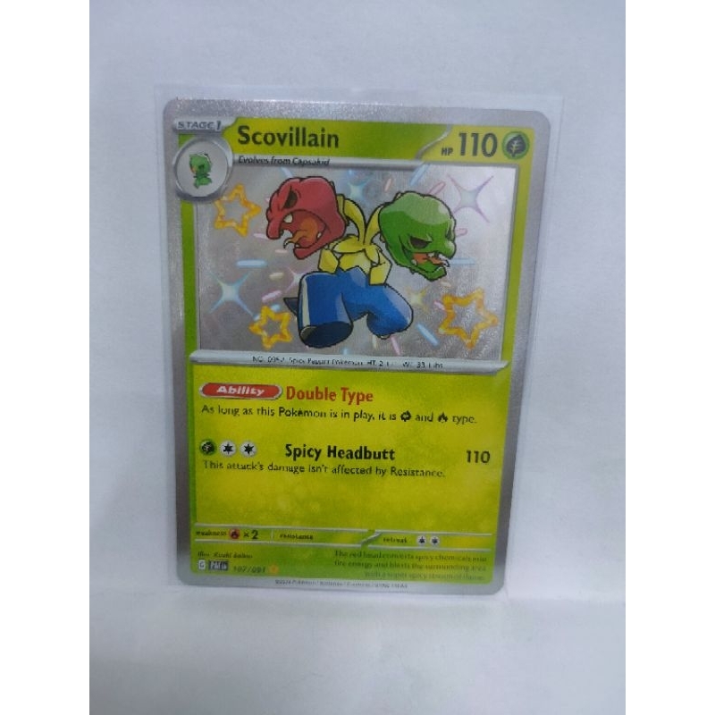 🇲🇾 Ready Stock 🆕 Pokemon TCG 🔥 Scovillain Shiny 🔥 107/091 | Shopee Malaysia