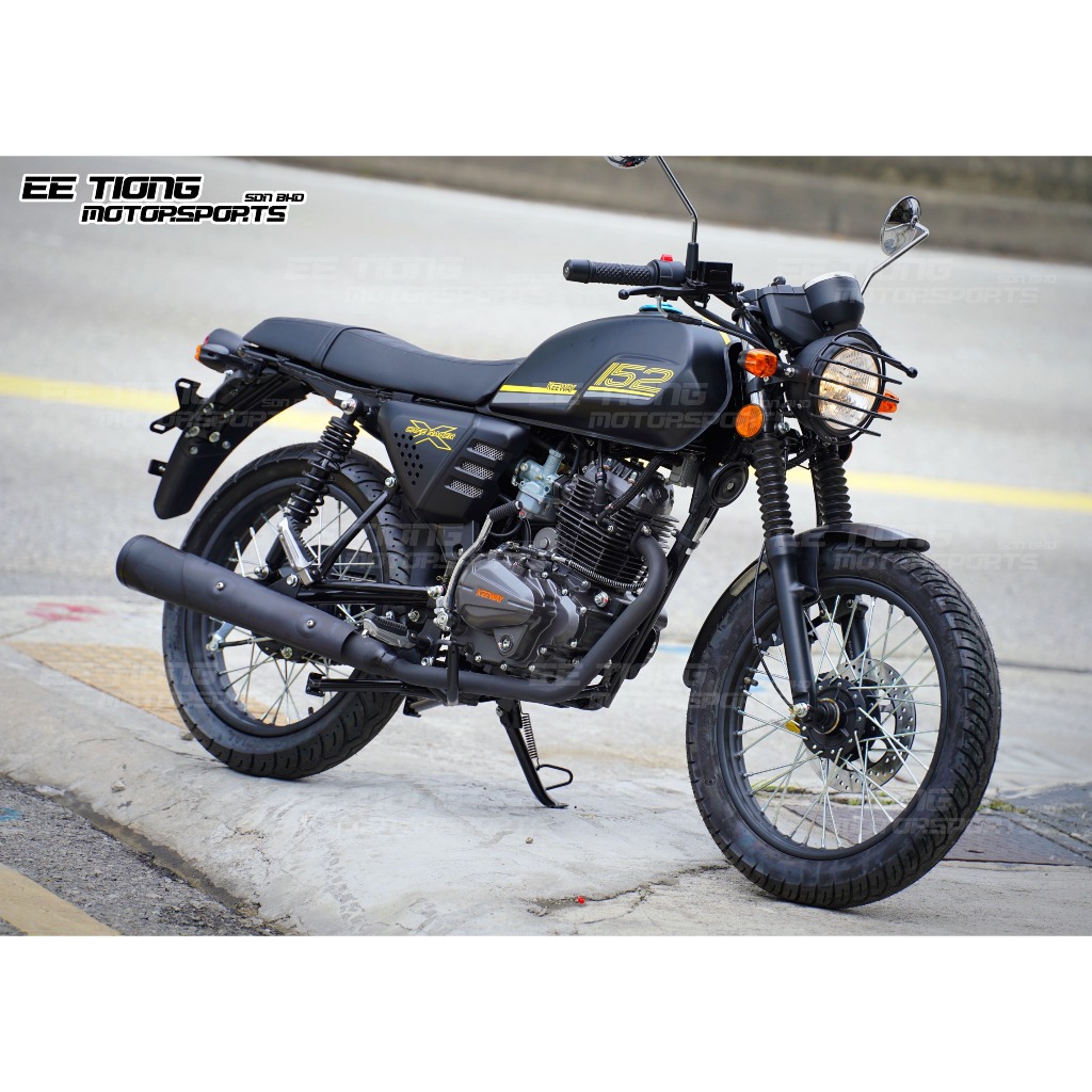 KEEWAY CAFE RACER 152 X MATT BLACK *(NEW-UNREGISTER) CLASSIC SUPER ...