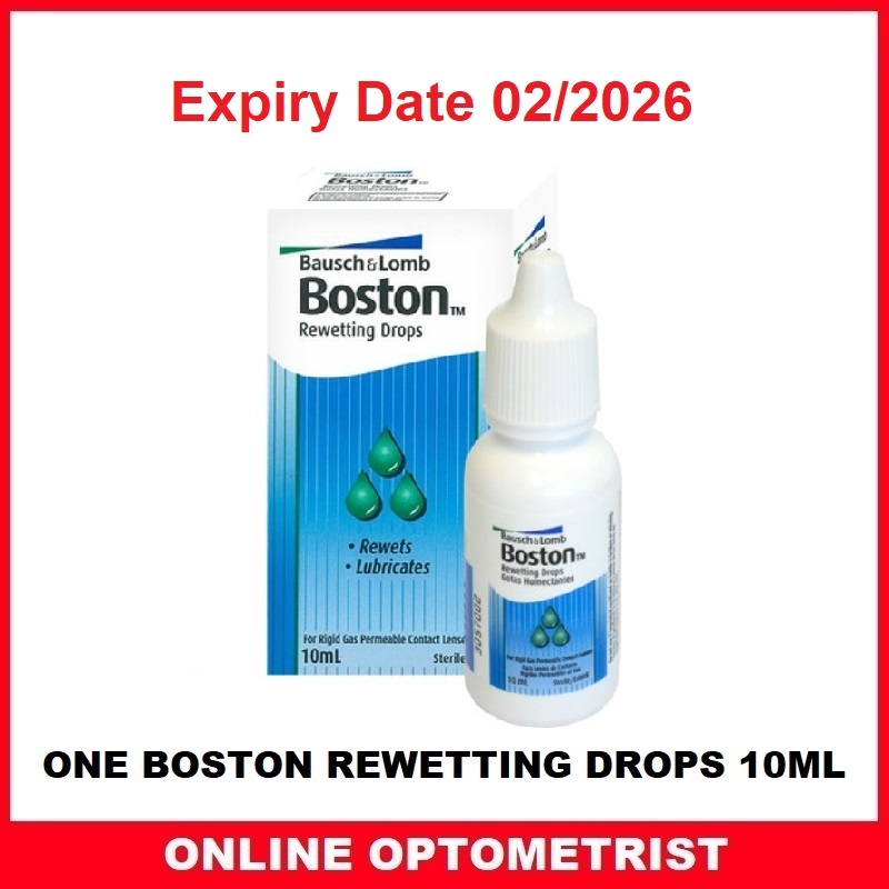[NEW STOCK] BAUSCH & LOMB BOSTON REWETTING DROPS 10ML EXPIRY DATE 02/ ...