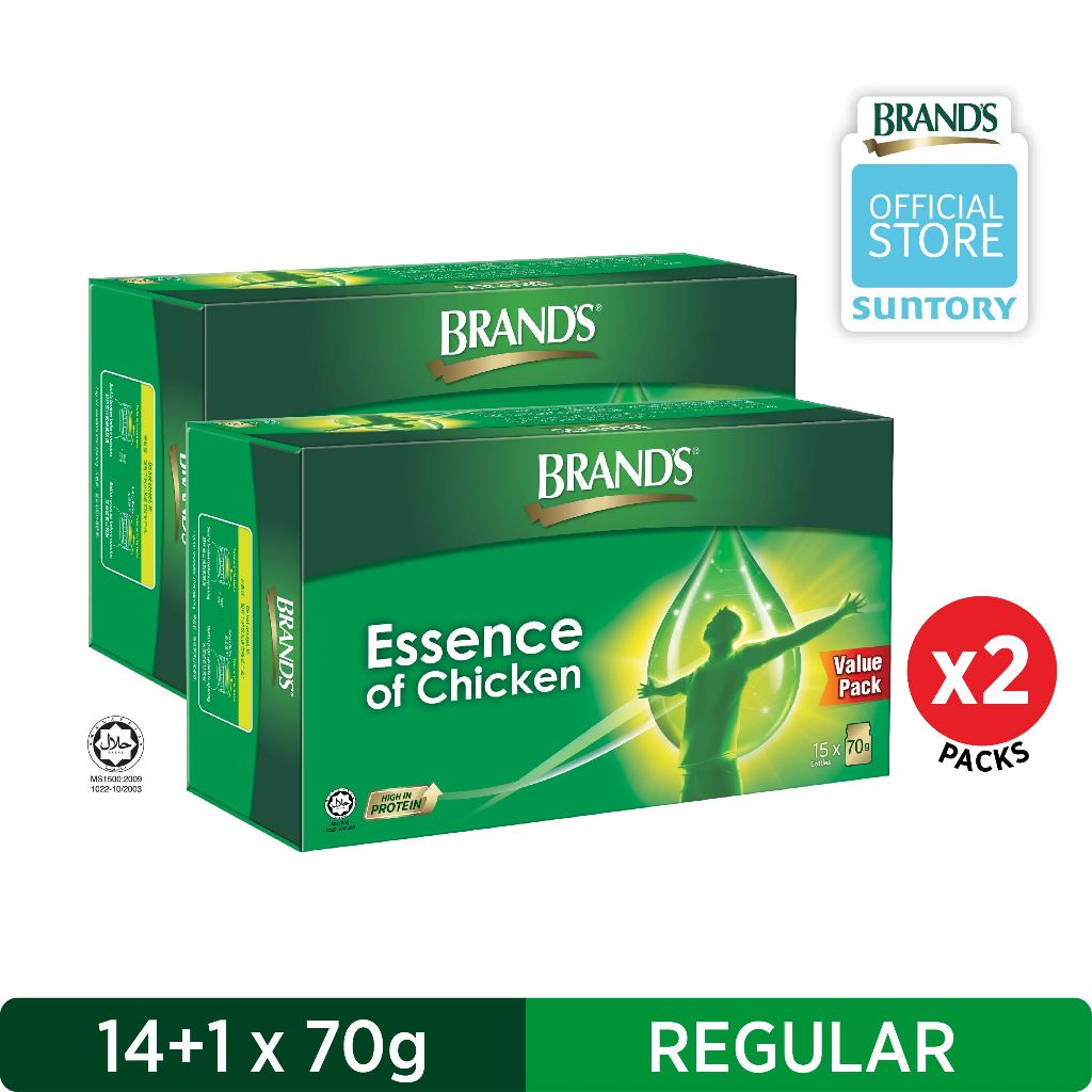 [Bundle of 2] BRAND'S Essence of Chicken [14+1 x 70g] | Shopee Malaysia