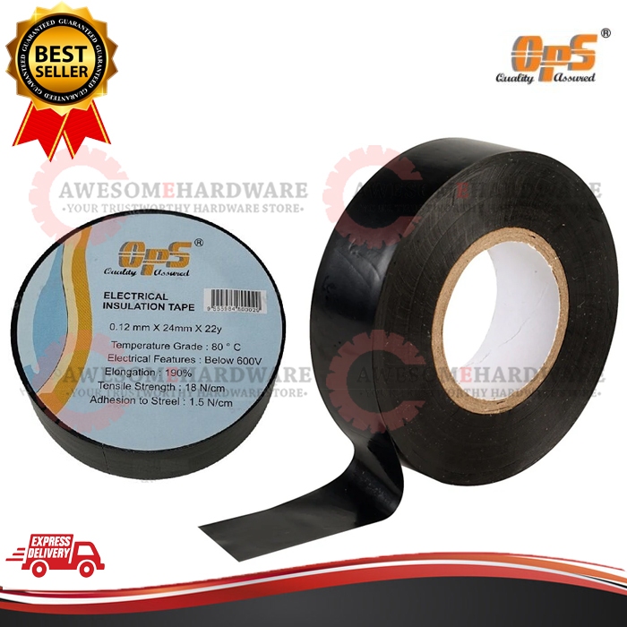 (BIG SIZE) OPS 25MM 1" 22Y PVC ELECTRICAL INSULATING WIRE TAPE WIRING ...