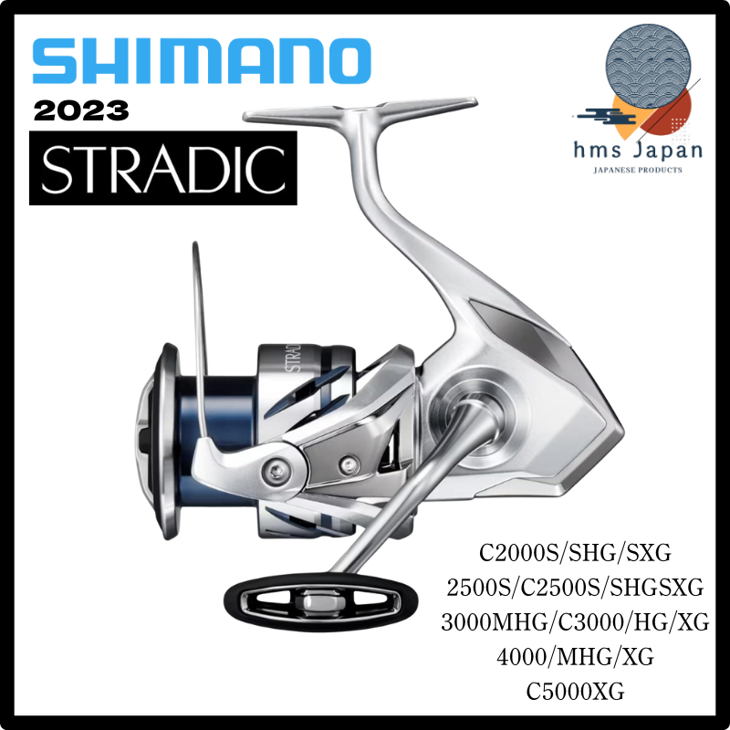 SHIMANO 23 Stradic (2023 Model) Series 2000/2500/3000/4000/5000 Spinning Reel Series for Shore ...