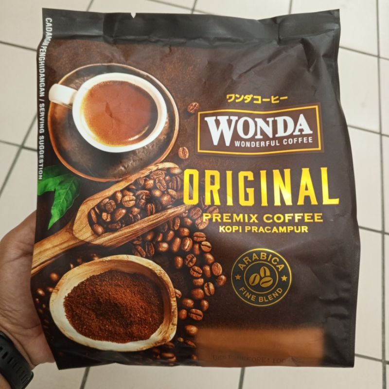 Wonda Original Premix Coffee Kopi Campuran 3 in 1 (15 sticks) | Shopee ...
