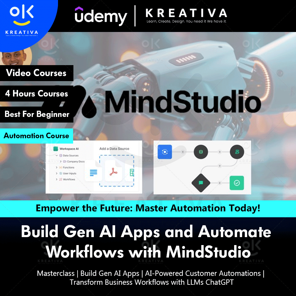 Automation Video Course-Build Gen AI Apps and Automate Workflows with MindStudio | Learn ...