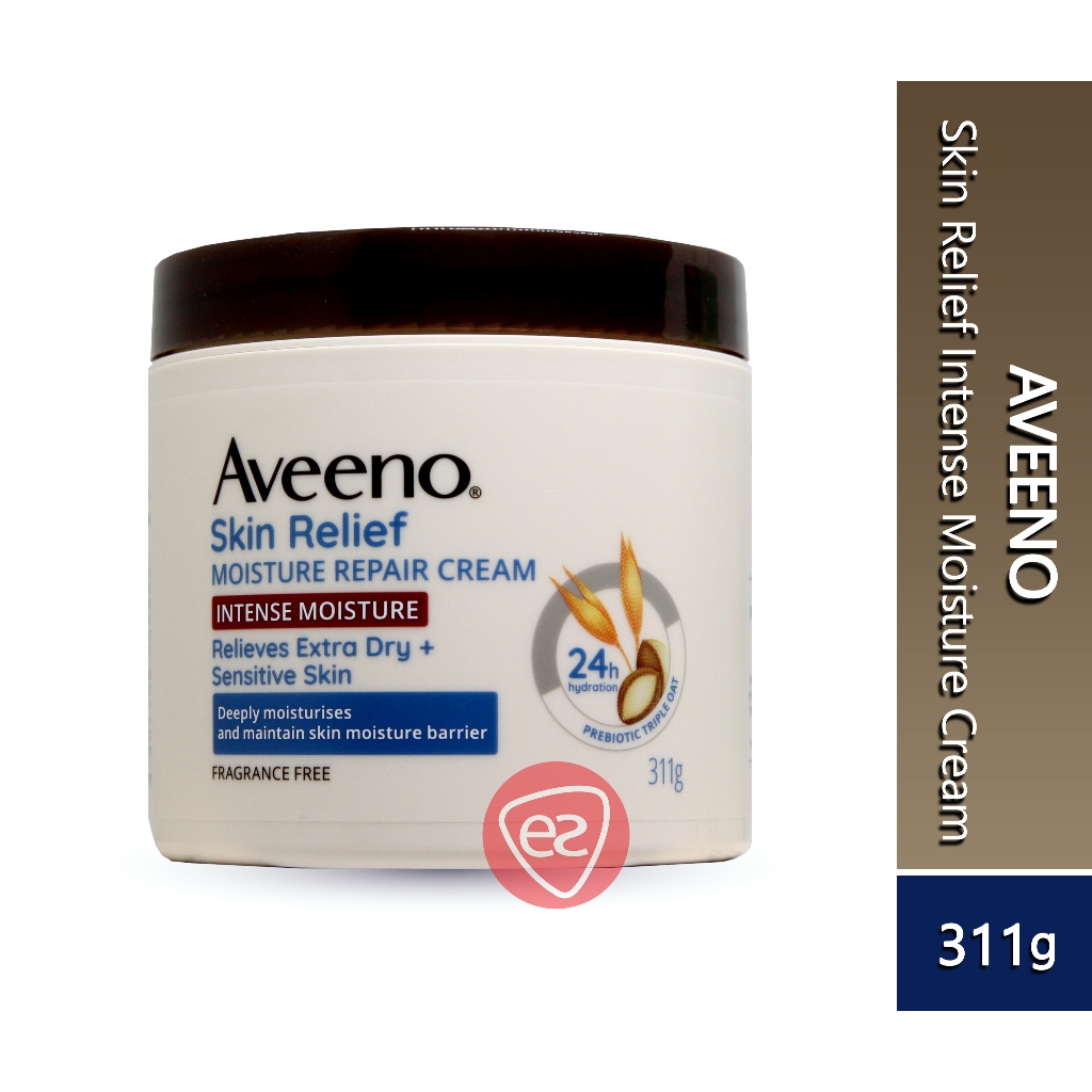Aveeno Skin Relief Intense Moisture Repair Cream 311g (For Extra-Dry ...