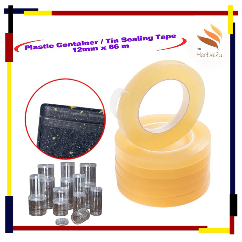 Food Plastic Container & Tin Sealing Tape / Food Cookies Tea plastic ...