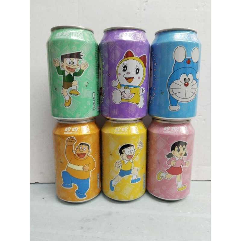 (6 cans) Doraemon China Soda Empty can set (CI) | Shopee Malaysia