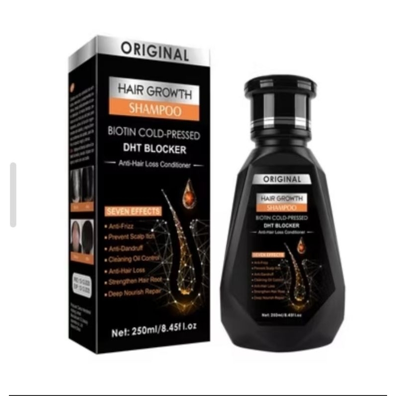 Hair Growth Essential Oil Biotin Cold-Pressed DHT Blocker and Hair ...