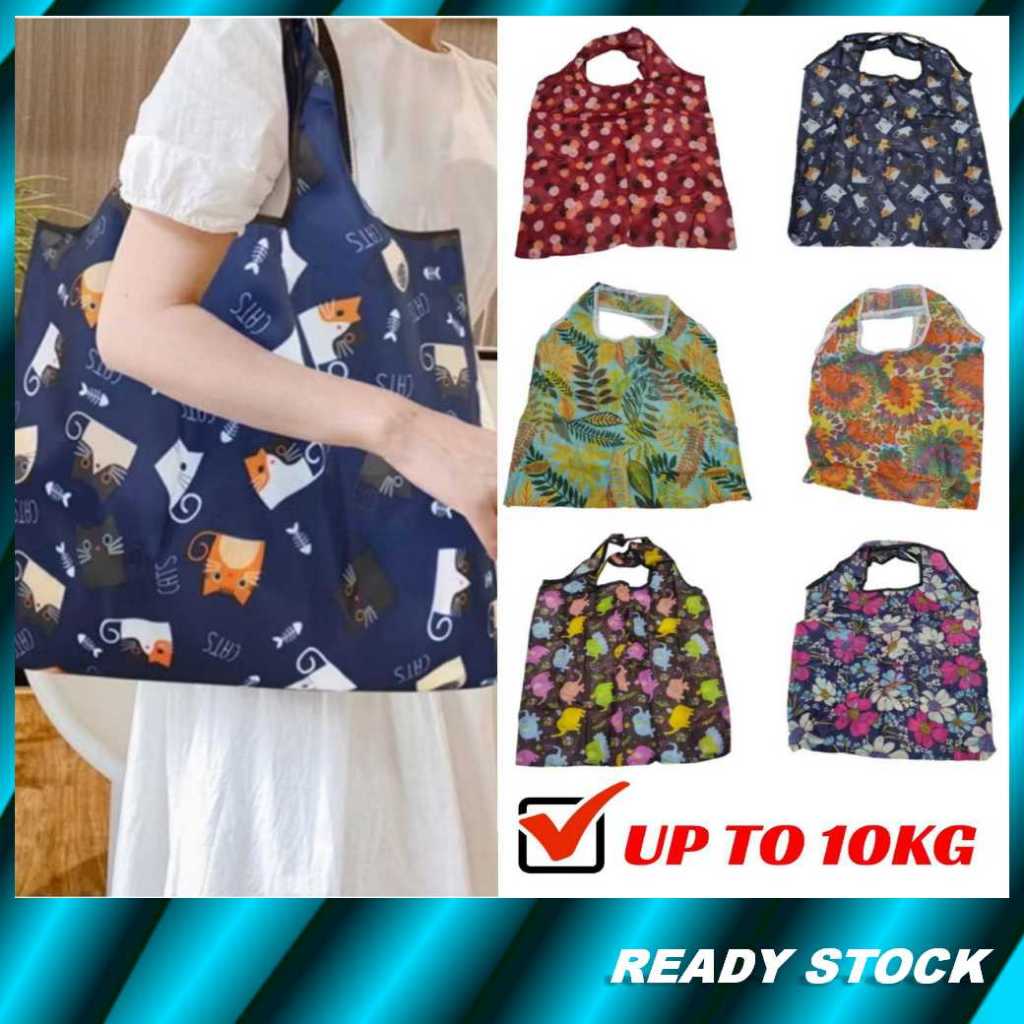 Foldable Grocery Shopping Recycled Bag Waterproof Reusable Washable ...