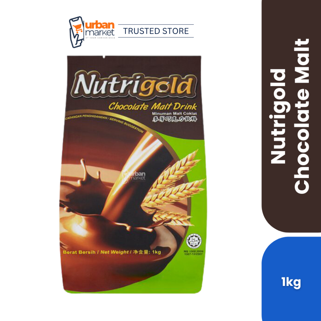 Chocolate Malt Drink Minuman Coklat Malt Nutrigold 400g - 1kg | Shopee ...