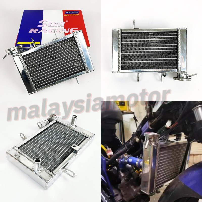 Y15ZR V1 V2 LC135 SUM RACING 40MM RADIATOR COOLANT TANK YAMAHA Y15 ...