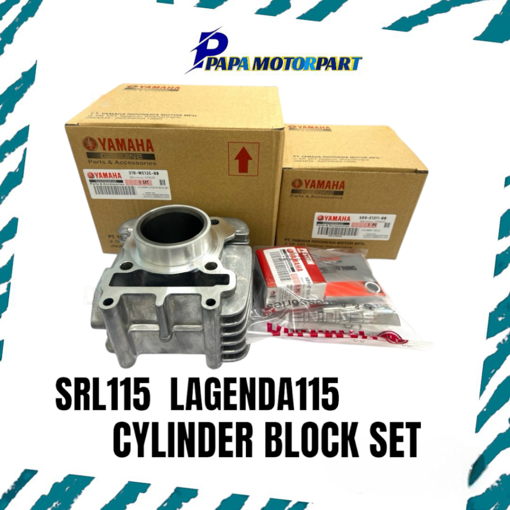 YAMAHA SRL115 LAGENDA 115 SRL115ZR STD BLOCK SET STANDRAD CYLINDER ...