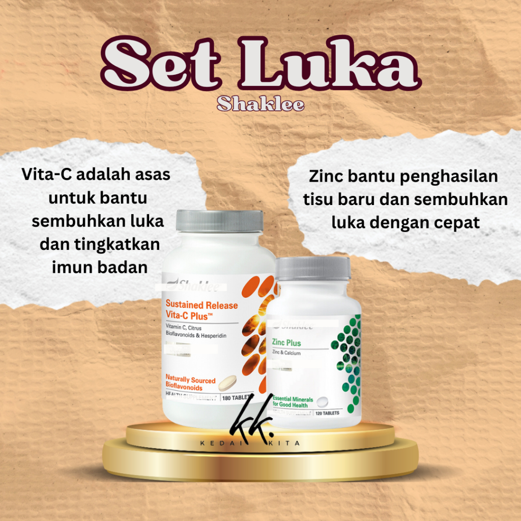 SHAKLEE Set Luka (Vitamin C, Zinc Plus) Full Set & Trial Set ORIGINAL ...