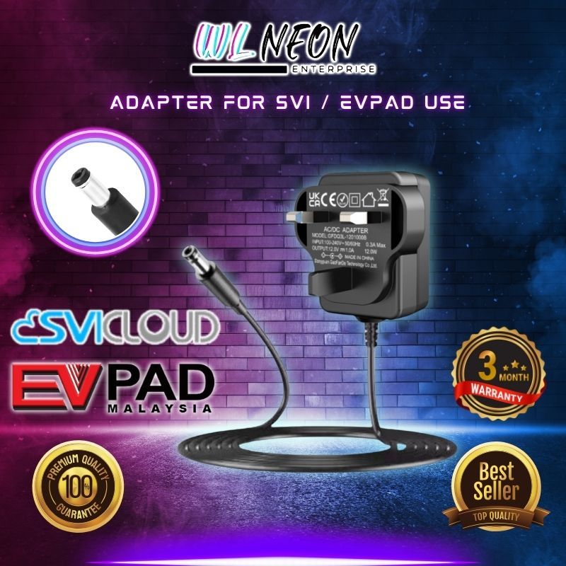 PREMIUM QUALITY ADAPTER FOR EVPAD & SVI USE | Shopee Malaysia