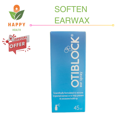 [ Exp 2/2028 ] Otiblock Ear Spray 45ML - Soften Earwax | Shopee Malaysia