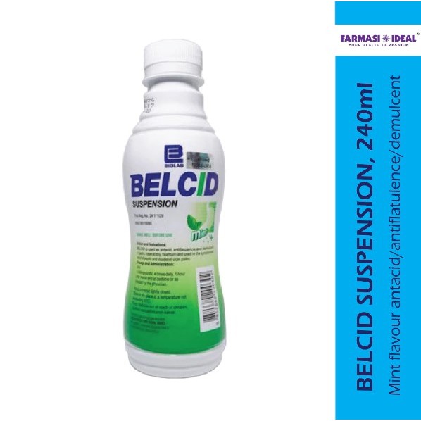 BELCID, 240ml - Used for antacid, antiflatulence and demulcent in ...