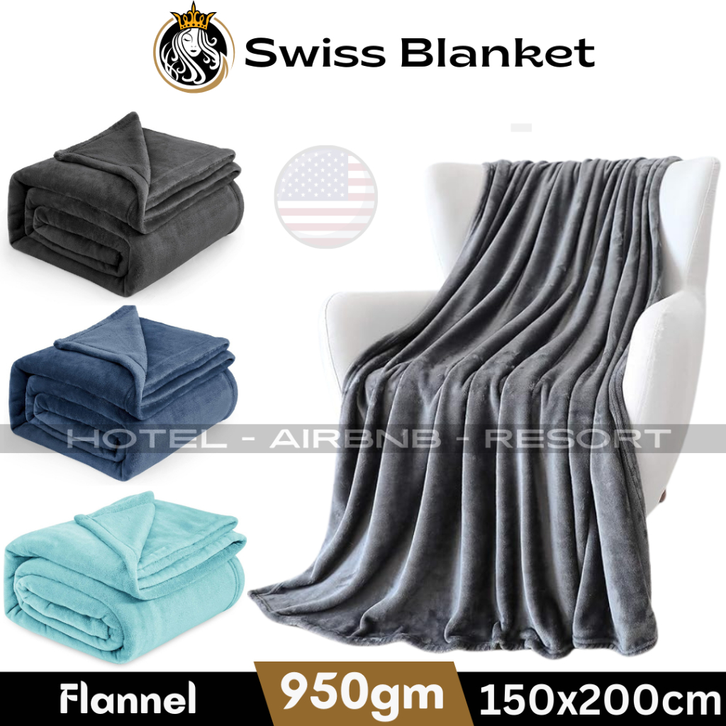 🇲🇾 Fleece Blanket Super Soft Quilt Blanket Selimut Baldu Gebu Flannel ...