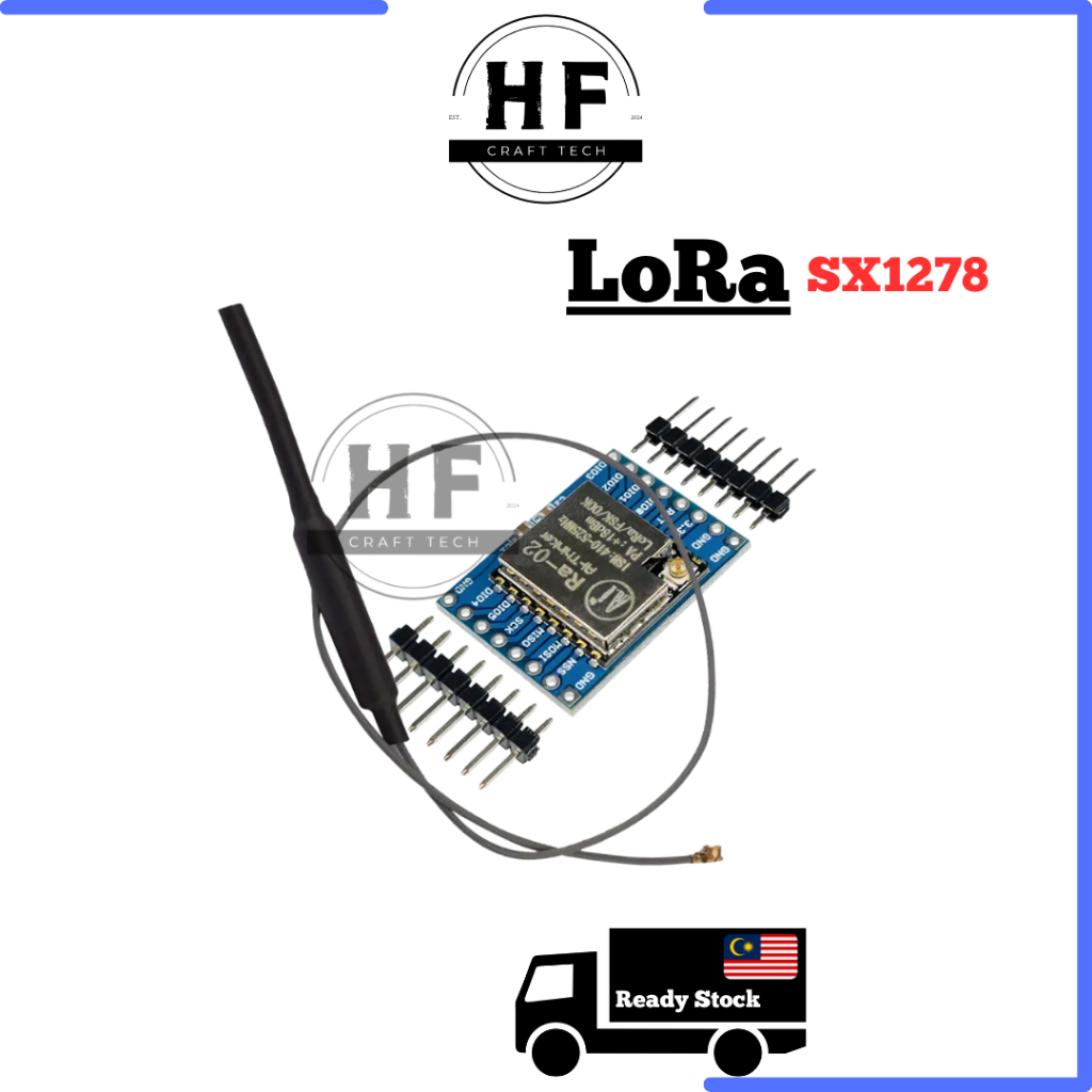 Lora SX1278 (433MHZ) RA-02 Transceiver Module 15km Wireless Module DIY ...
