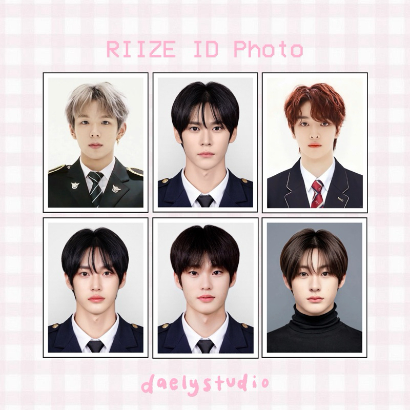 RIIZE members ID Photo (Fanmade) | Shopee Malaysia