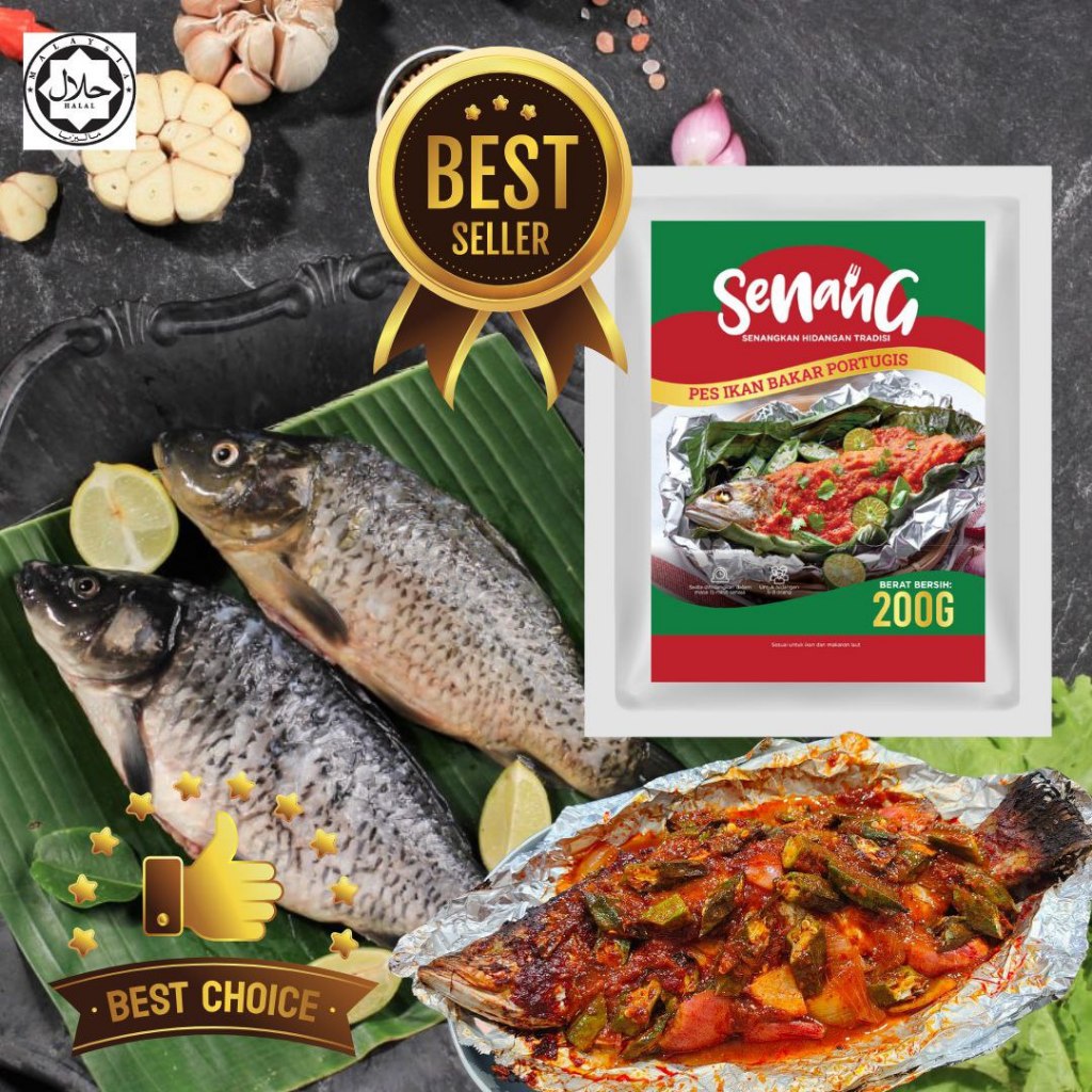 [Halal] SENANG PES MASAKAN IKAN BAKAR PORTUGIS 180g (Instant Cooking ...