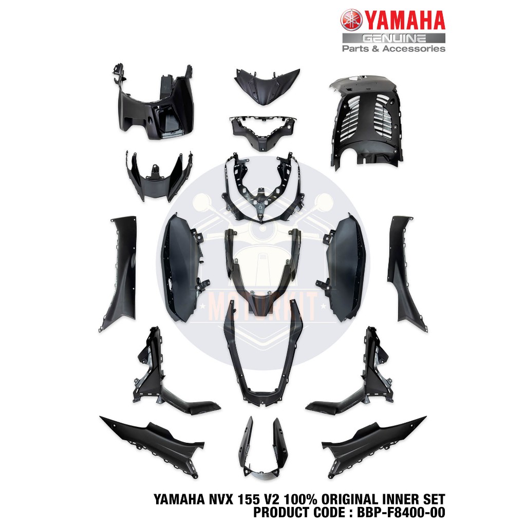 YAMAHA NVX 155 V2 AEROX155 AEROX V2 100% ORIGINAL FULL COMPLETE INNER ...