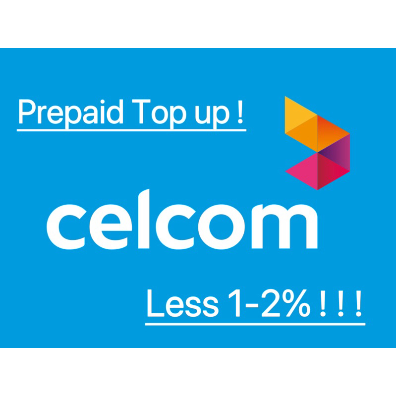 Celcom prepaid card top up | Shopee Malaysia