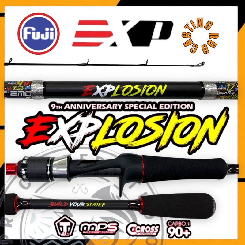 EXP EXPLOSION 9 anniversary special edition CASTING SPINNING FISHING ...