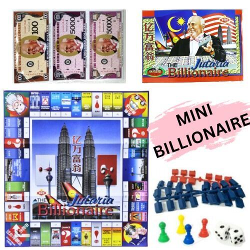 JHEE Millionaire / Billionaire Jutaria Board Games Set / Monopoly game ...