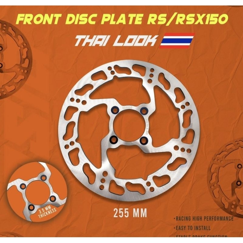 HONDA RS150 255MM THAI-LOOK DISC PLATE BY KURADO RSX RS 255 MM | Shopee Malaysia