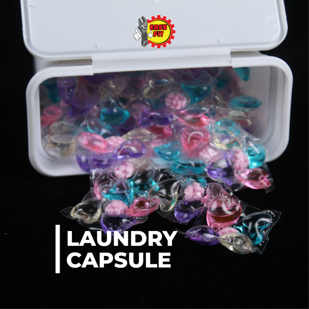 5 in 1 Laundry Beads Gel with Handle Box 32pcs/box Softener capsule ...