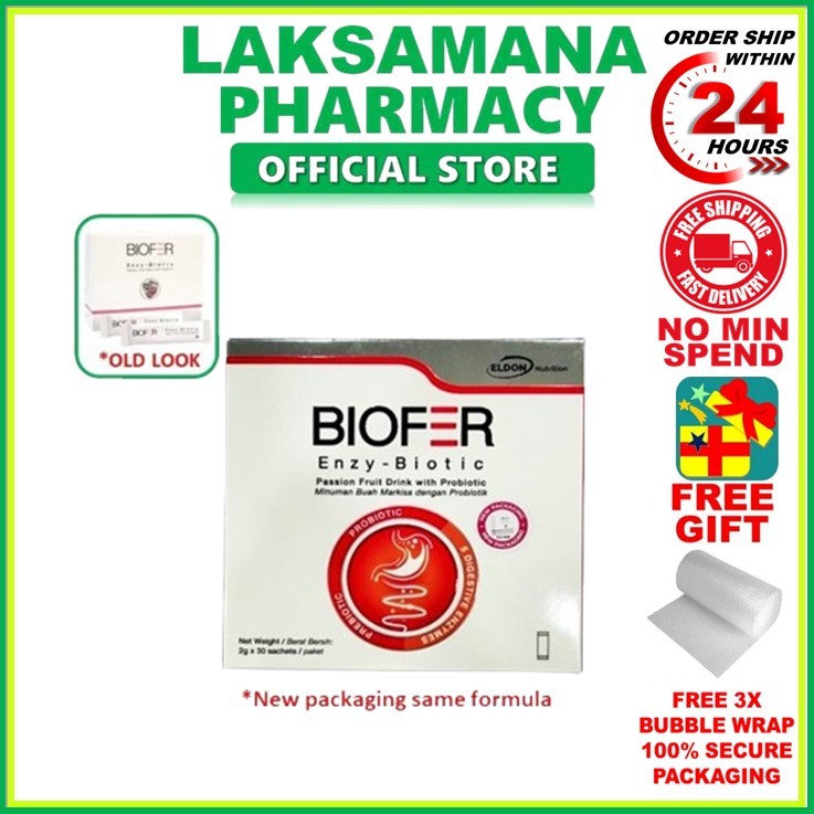 [EXP:05/2026] ELDON NUTRITION Biofer Enzy-Biotic 30's | Shopee Malaysia