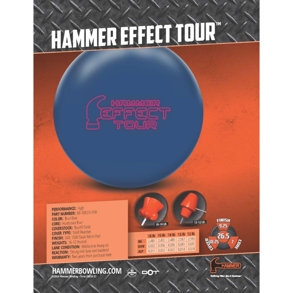 Bowling Ball - HAMMER - EFFECT TOUR - X Proshop - X Pro Shop - XPROSHOP ...