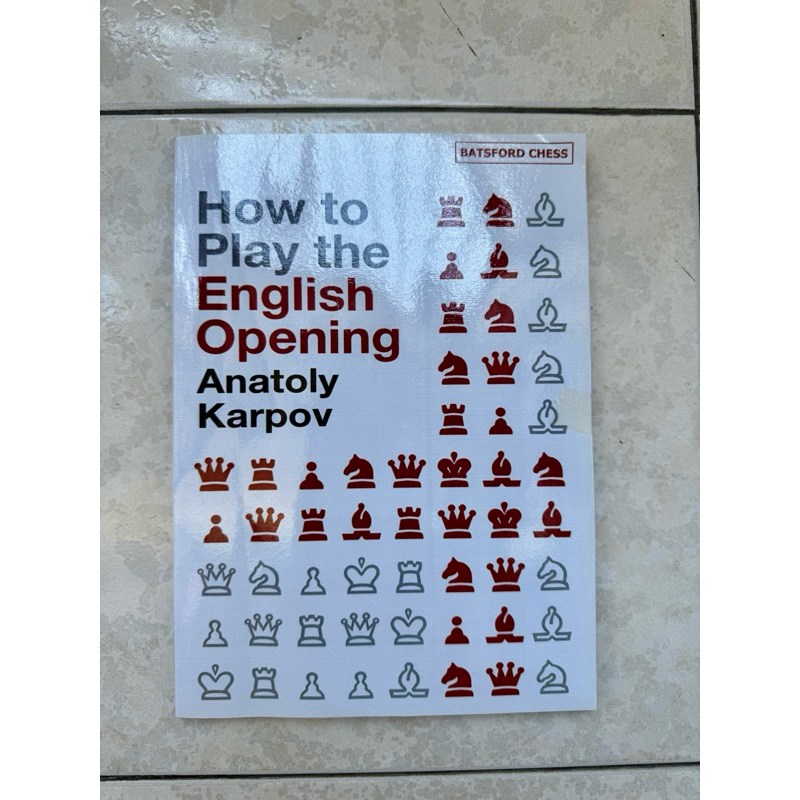 the chess book How to play english opening by Anatoly Karpov | Shopee ...