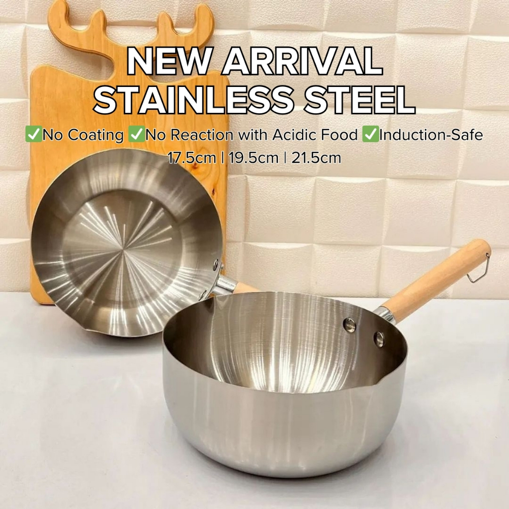 ZPLUS Stainless Steel Snow Pan Sauce Pan Soup Pot Milk Pot Cooking Pot ...