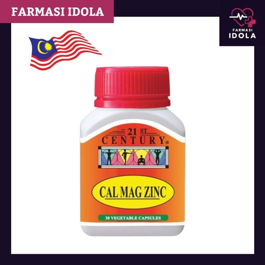 21st Century Cal Mag Zinc (30's) | Shopee Malaysia