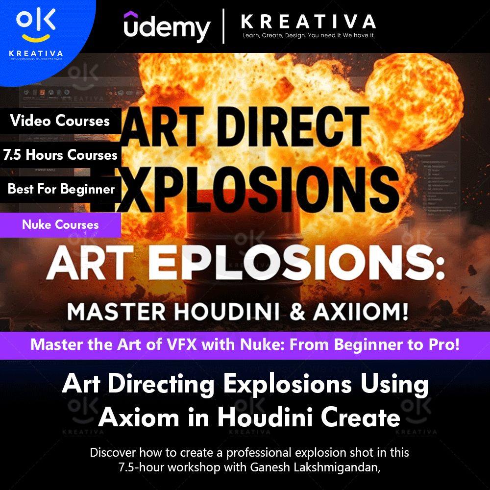 VFX Masterclass - Art Directing Explosions Using Axiom in Houdini ...