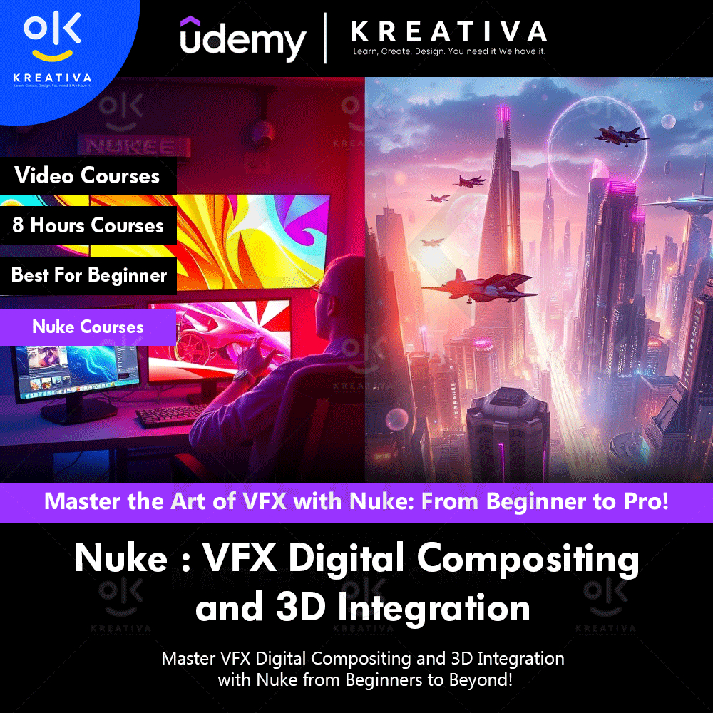 Vfx Masterclass Nuke Vfx Digital Compositing And 3d Integration Vfx Video Course Shopee