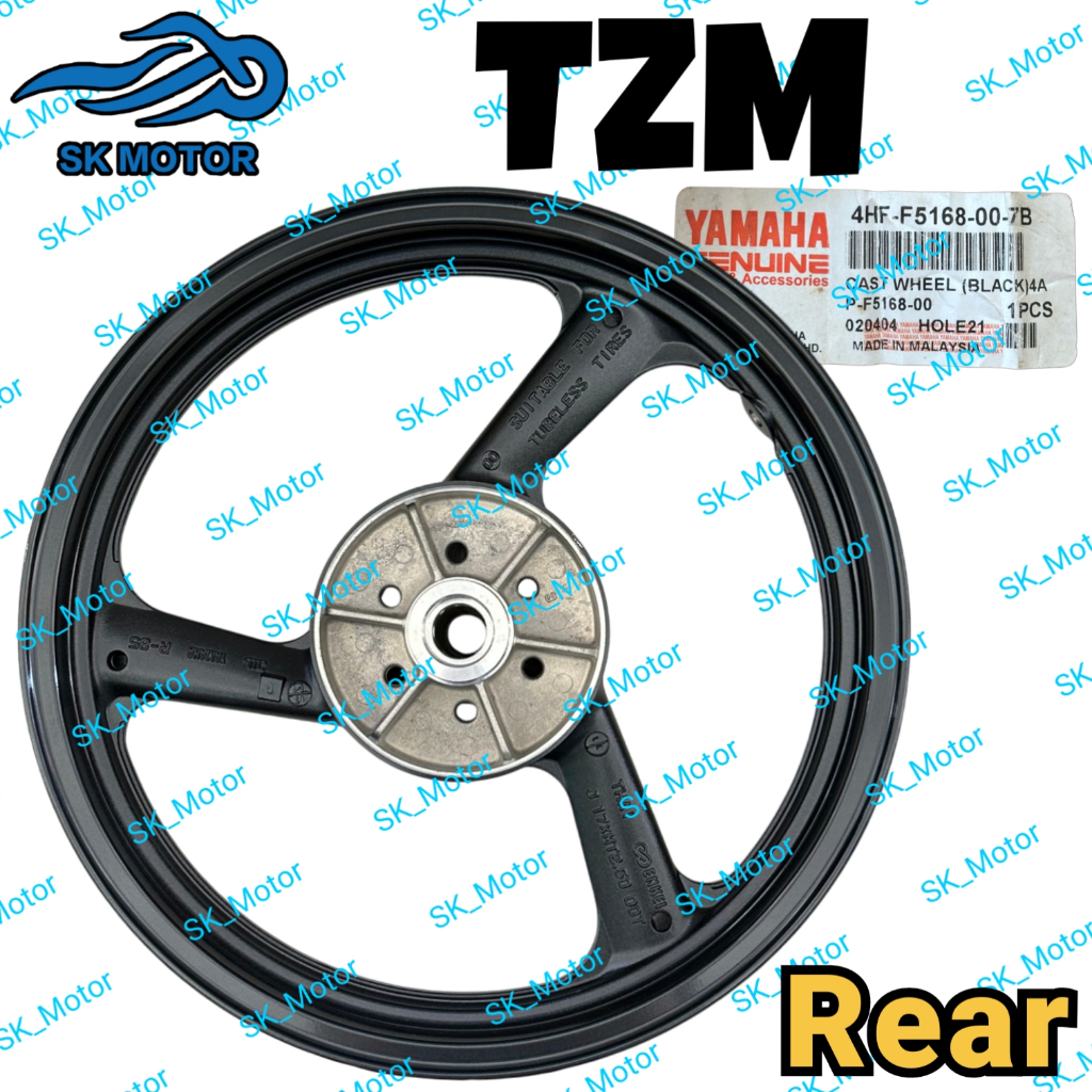 Yamaha TZM 150 Original Rear Sport Rim Black SportRim Belakang 4HF ...