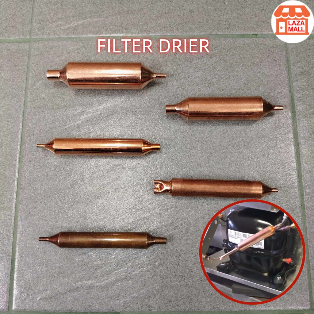 UNIVERSAL COPPER FILTER DRIER SINGLE / DOUBLE COMPRESSOR FRIDGE FREEZER ...