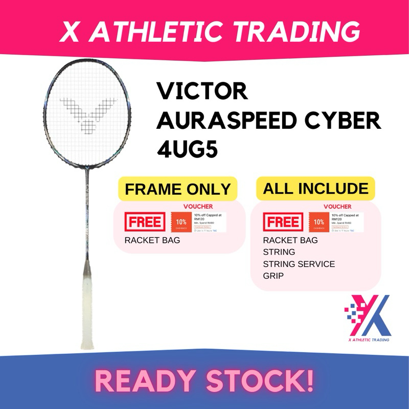 Victor Auraspeed Cyber Badminton Racket 神速赛博 | Shopee Malaysia