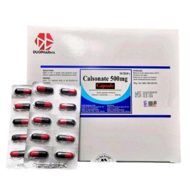 CCM / Duopharma Calsonate Calcium Carbonate 500mg 10's Bone Health ...