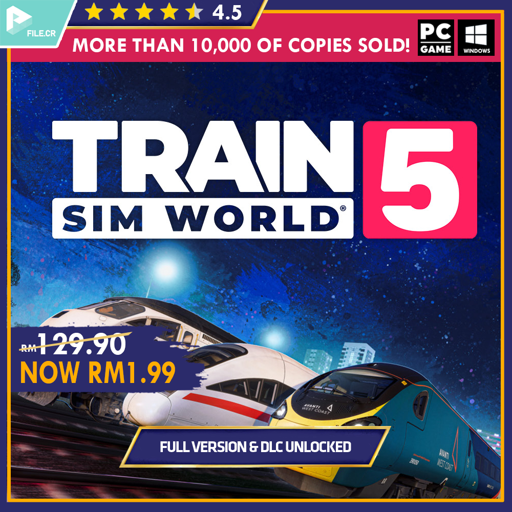 Train Sim World 5: Special Edition[𝐋𝐈𝐅𝐄𝐓𝐈𝐌𝐄] [𝐏𝐂 𝐆𝐀𝐌𝐄 𝐃𝐈𝐆𝐈𝐓𝐀𝐋 𝐃𝐎𝐖𝐍𝐋𝐎𝐀𝐃] [𝐎𝐅𝐅𝐋𝐈𝐍𝐄] | Shopee Malaysia