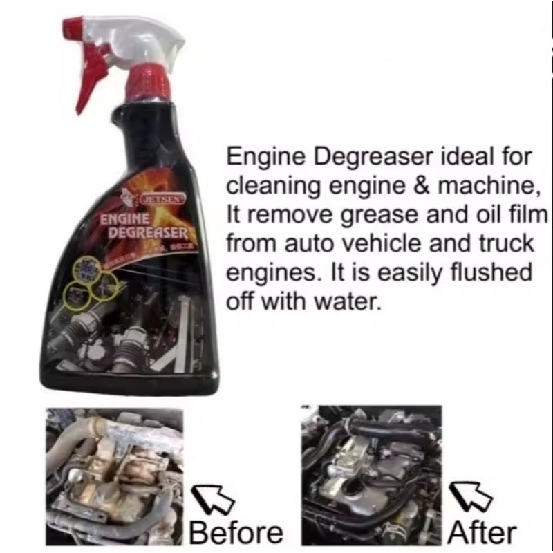 Engine Degreaser Quick Cleaning Engine 500ml Jetsen | Shopee Malaysia