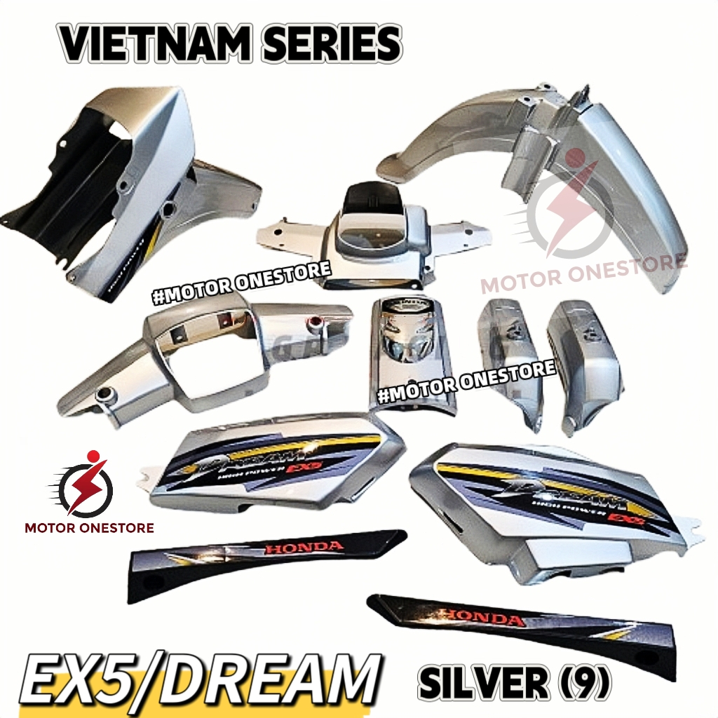 Ex5 Cover set Silver Vietnam Edition with Sticker (9) and emblem Horn ...